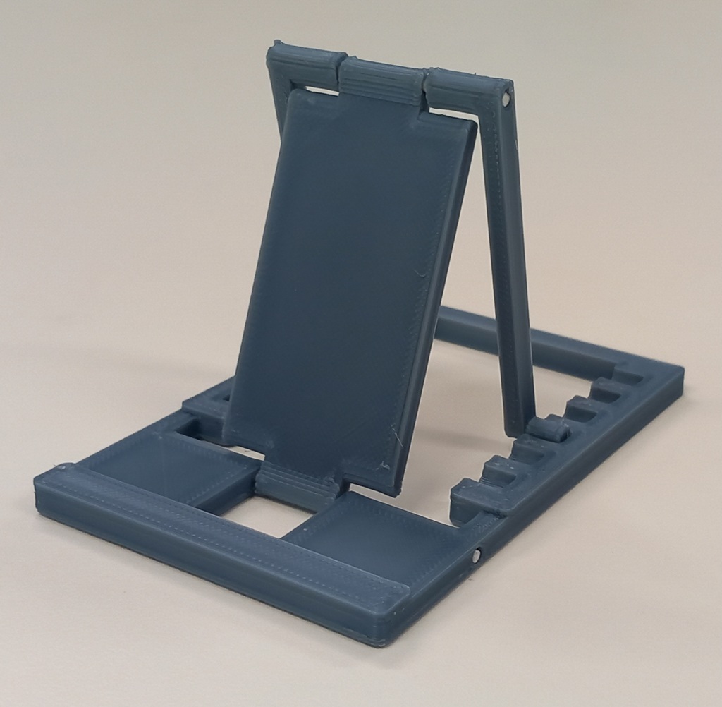 📞 Foldable, portable phone stand・Free STL File for 3D printing・Cults