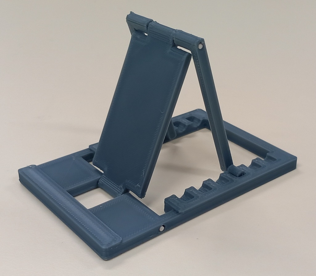 📞 Foldable, portable phone stand・Free STL File for 3D printing・Cults