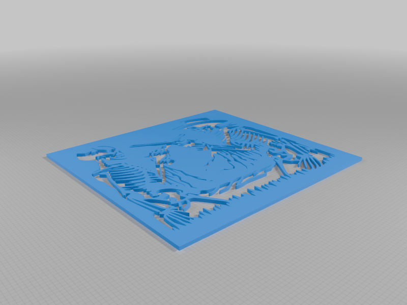 🎨 Saints Rest, Sinners Duel Stencil・Free 3D File for ・Cults