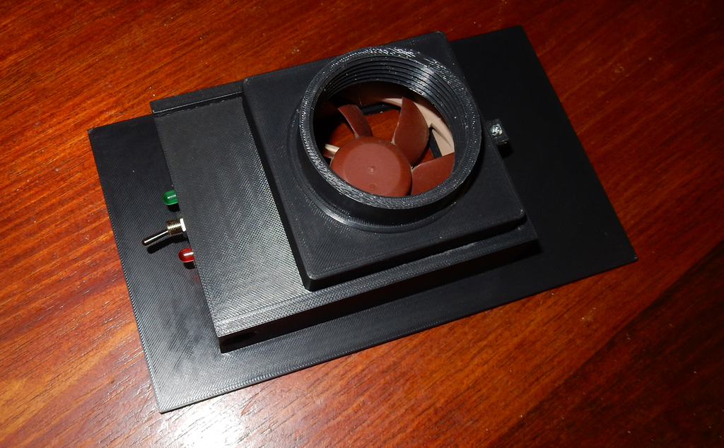 🪟 Sliding Window Panel 80mm Exhaust Fan Enclosure to secure either a ...