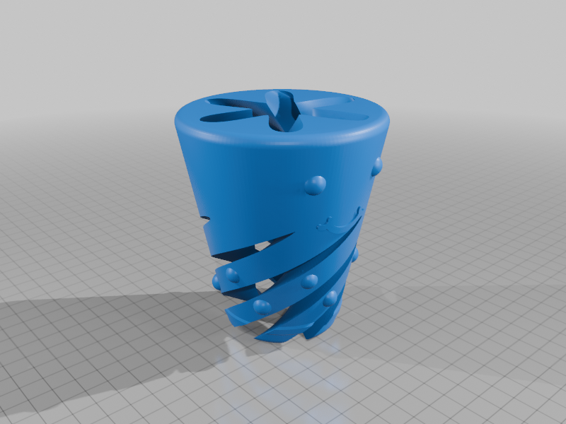 Archivo 3D gratuito Boba Bubble Tea Spiral Passthrough Fidget 🫖 ・Objeto ...
