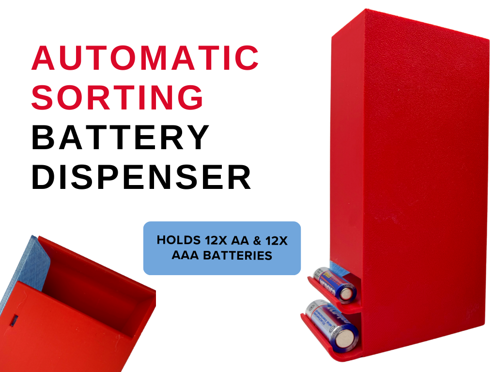 🔋 Battery Butler - Automatic Battery Sorter and Dispenser for AA & AAA ...