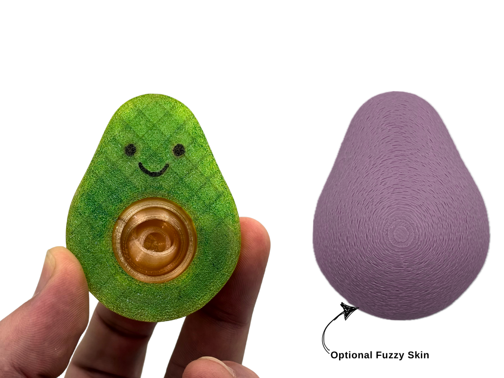 Free 3D file Avocado Gyroscopic Fidget Toy (GyrAvo) 🥑 ・3D printable ...