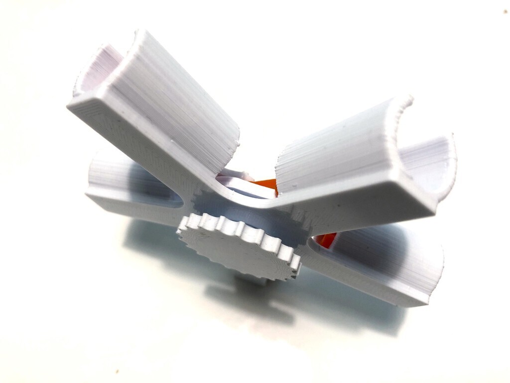 🎠 Simple 5 Cylinder Radial Engine・Free STL File for 3D printing・Cults