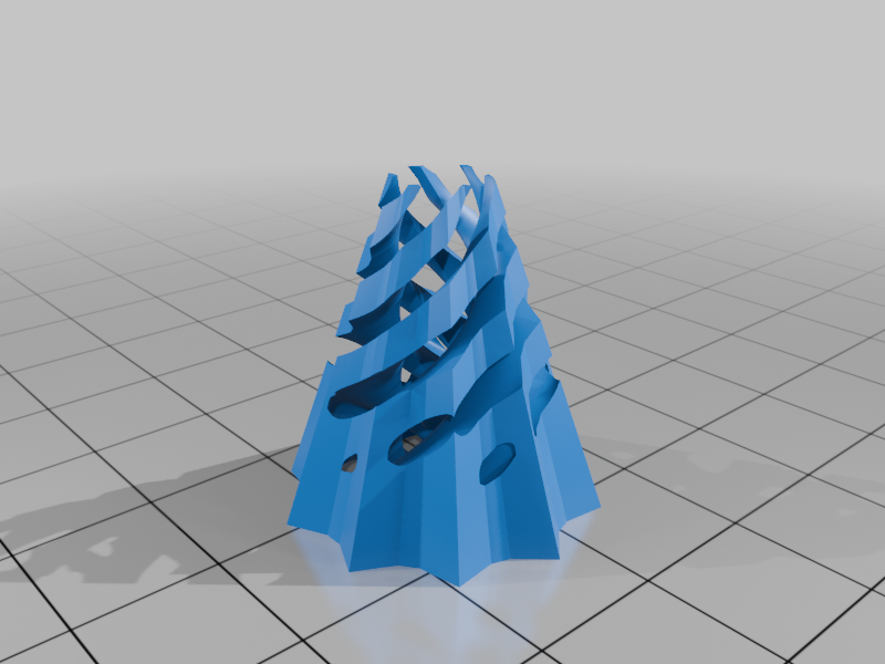 Archivo 3D gratis Spiral Passthrough Fidget - Curved Dodecagonal ...