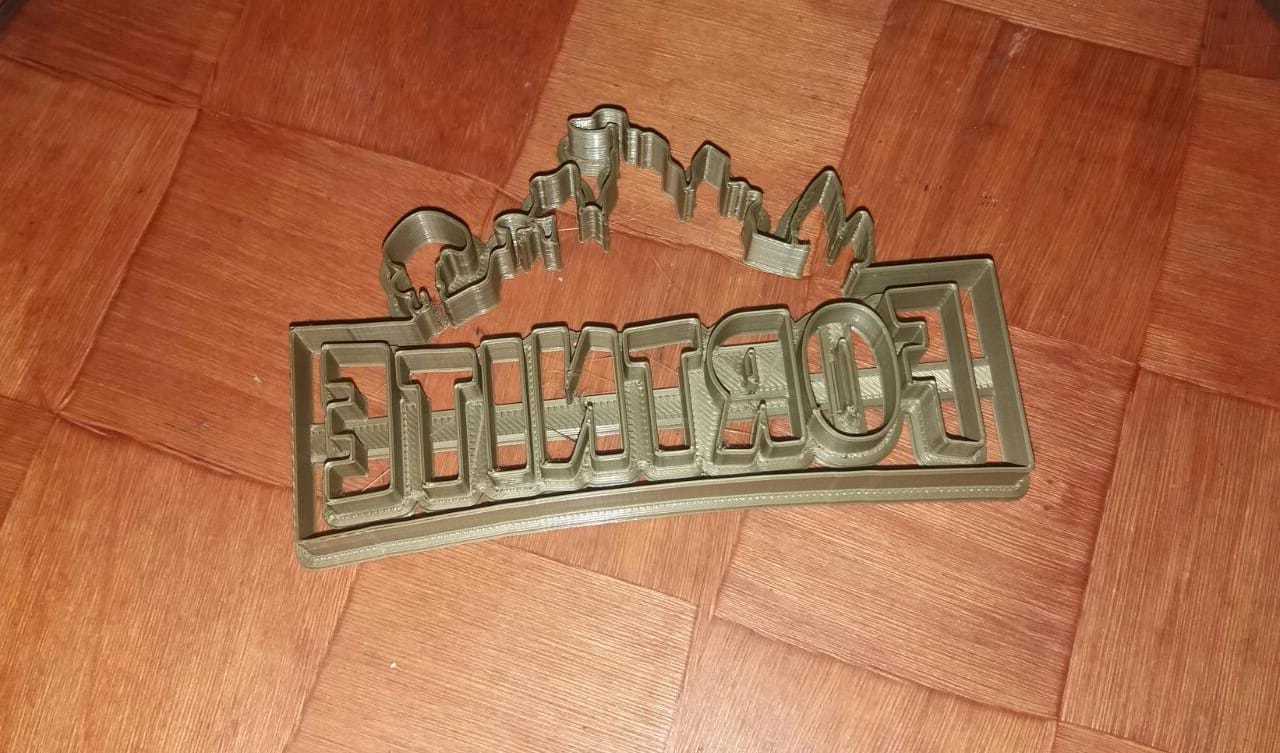 arquivo STL Fortnite Logo Cookies cutter 🍔 ・modelo de impressão 3D para ...