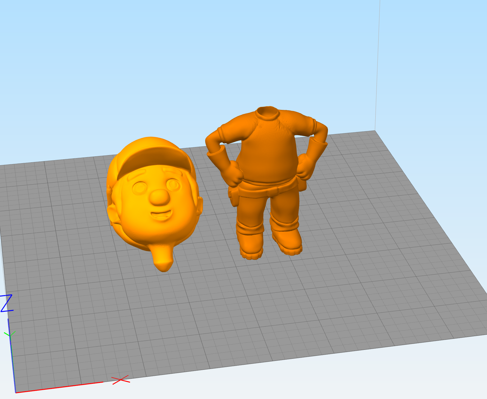 🦸 Handy Manny - Many a la Obra figure・ STL File for 3D printing・Cults