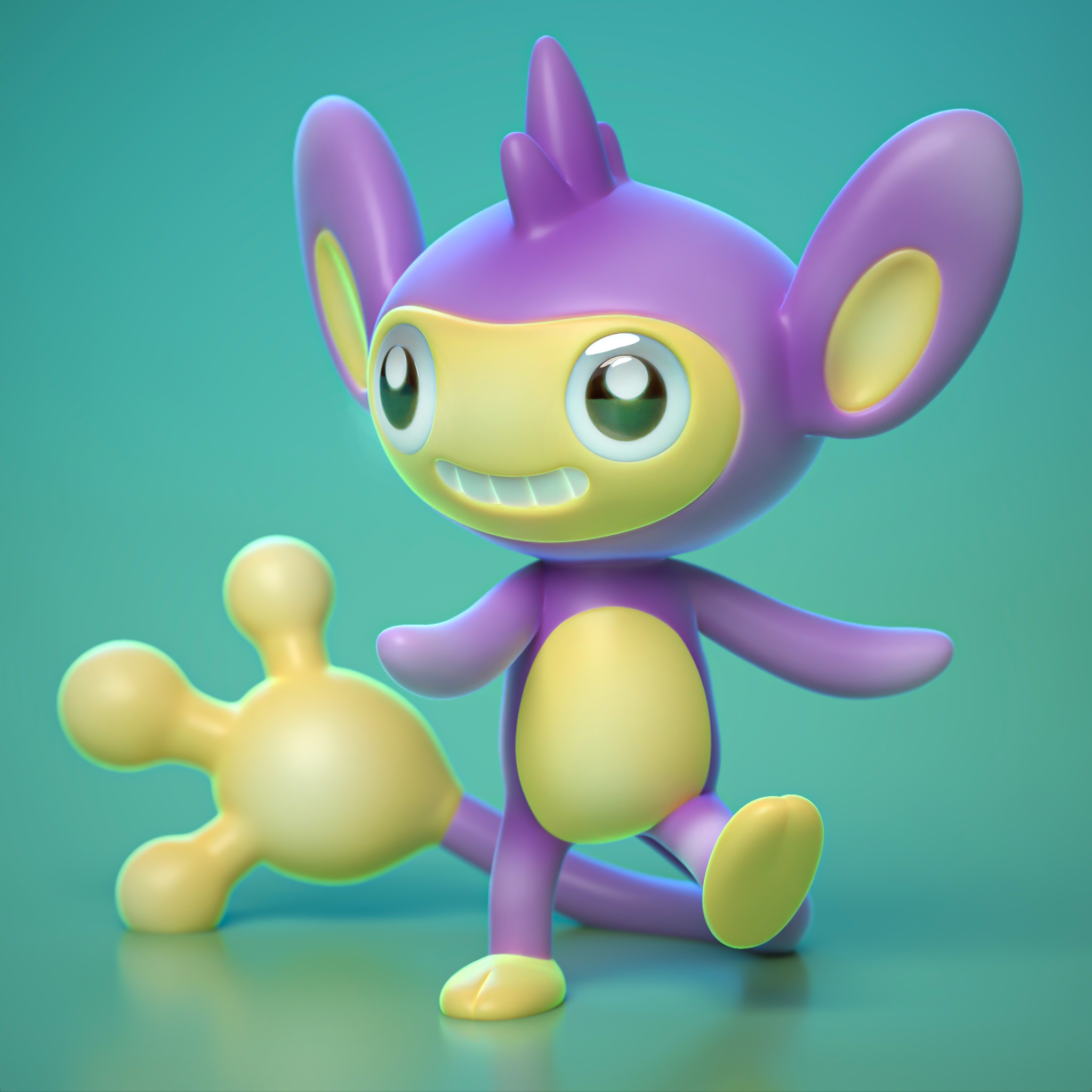 🎲 High Quality Aipom Miniature - 3D Printable STL・ 3D File for 3D ...