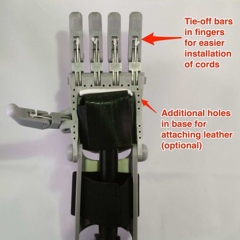 The Raptor Hand by e-NABLE・Free 3D File for ・Cults