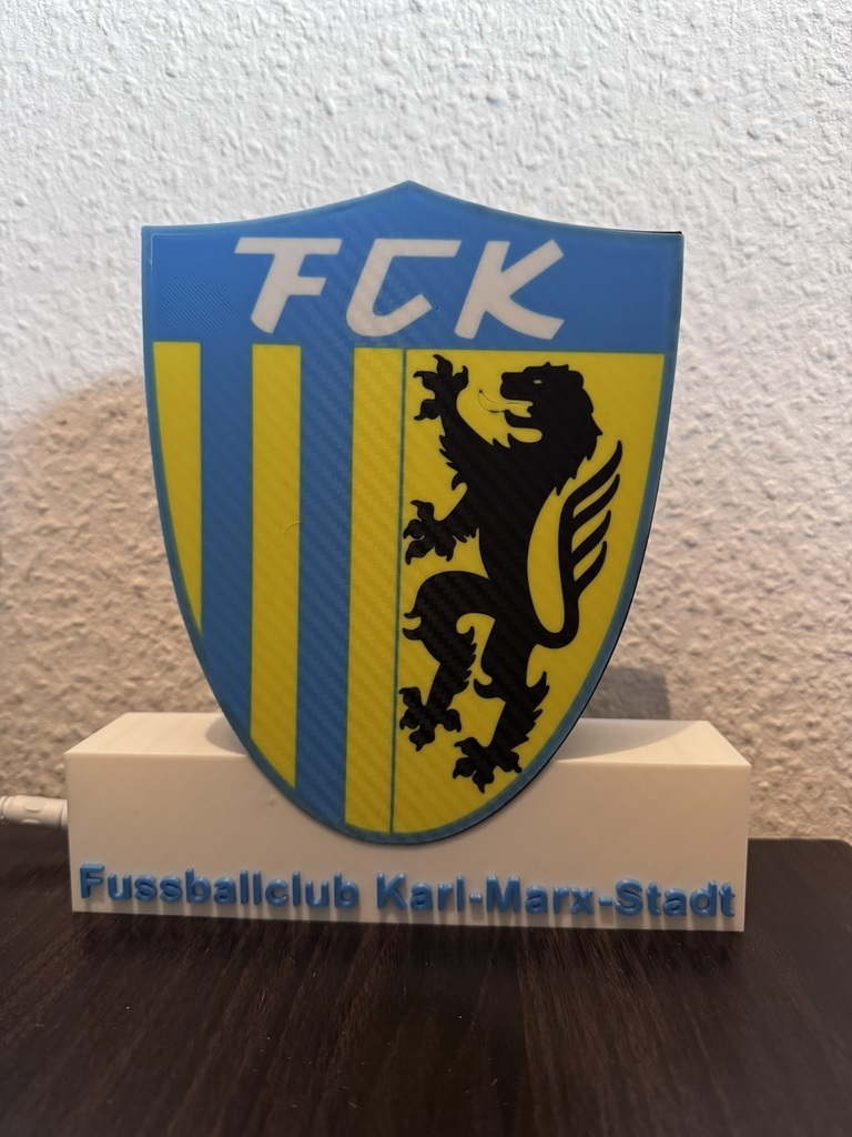 🏈 FC Karl-Marx-Stadt LED light // FC Karl-Marx-Stadt LED light・Fichier ...