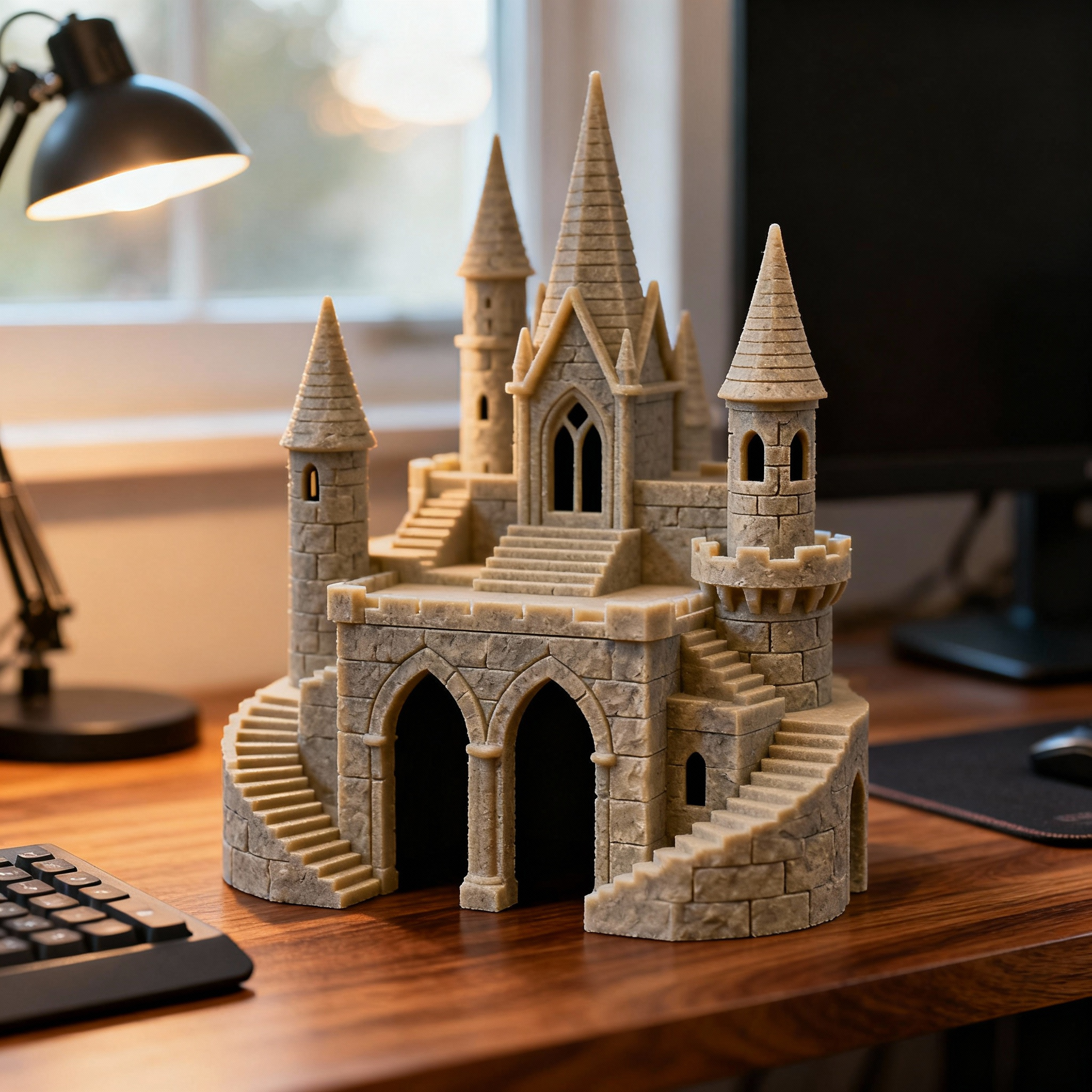 🏰 Detailed Fantasy Castle 3D Print Model STL - Grand Fortress Decor・ 3D ...