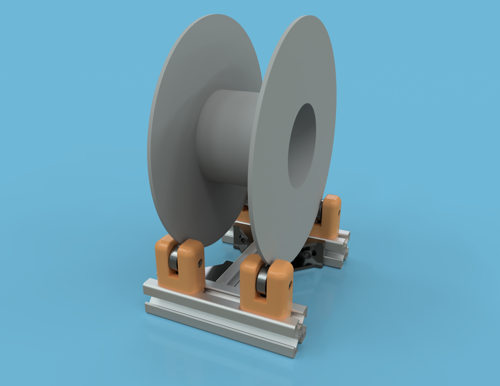 🪢 Filament Roller for 3030 Profiles・Free 3D File for ・Cults