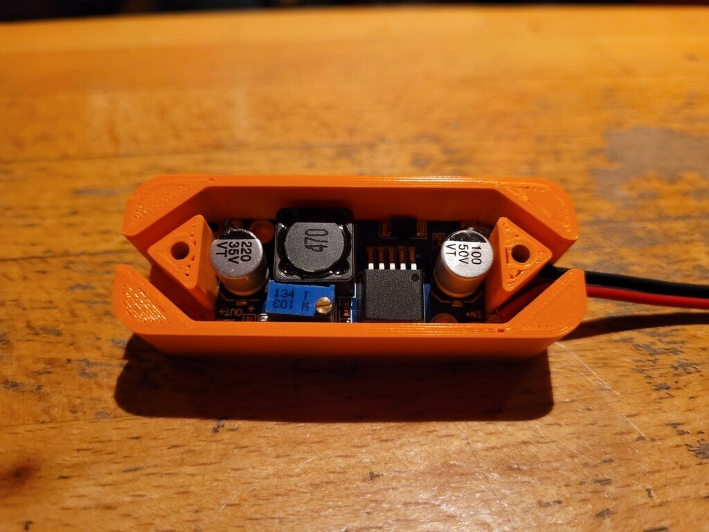 🔌 Buck Converter Housing / Enclosure for LM2596・Free 3D File for ・Cults