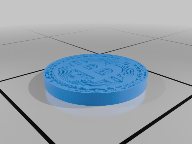 🪙 100K bitcoin celebration token・Free 3D File for ・Cults