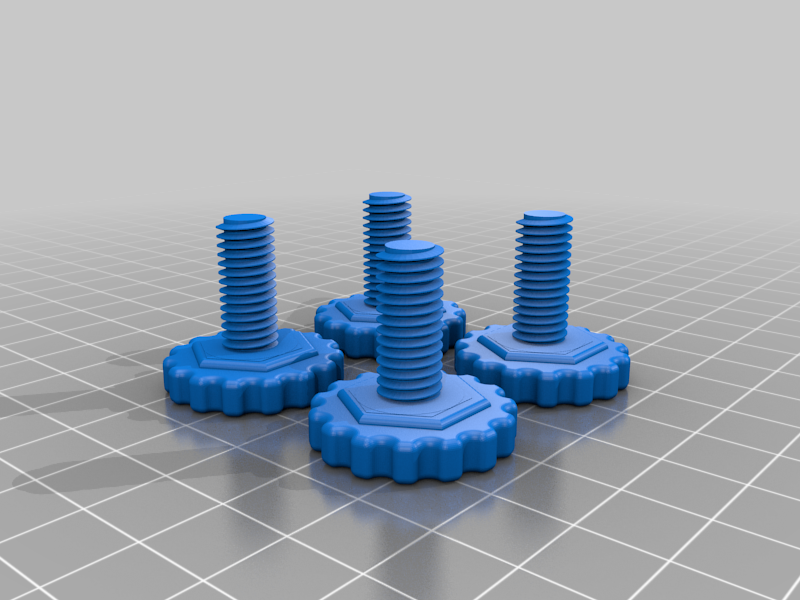 plastic hand screw for camper window lock・Free STL File for 3D printing ...