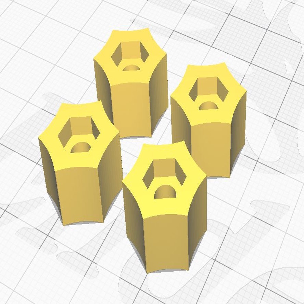 🛏️ Ender 3 bed leveling nuts caps M4・Archivo STL Gratis para Impresión ...