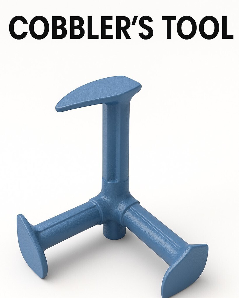 👟 Vintage Cobbler's Tool – 3D Model of Iron Shoe Last Stand・Free 3D ...