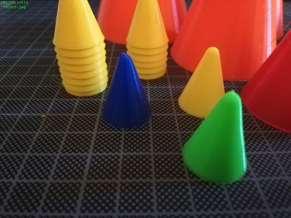 🎲 Stackable Cone Pieces・Free 3D File for ・Cults