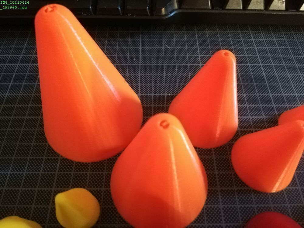 🎲 Stackable Cone Pieces・Free 3D File for ・Cults