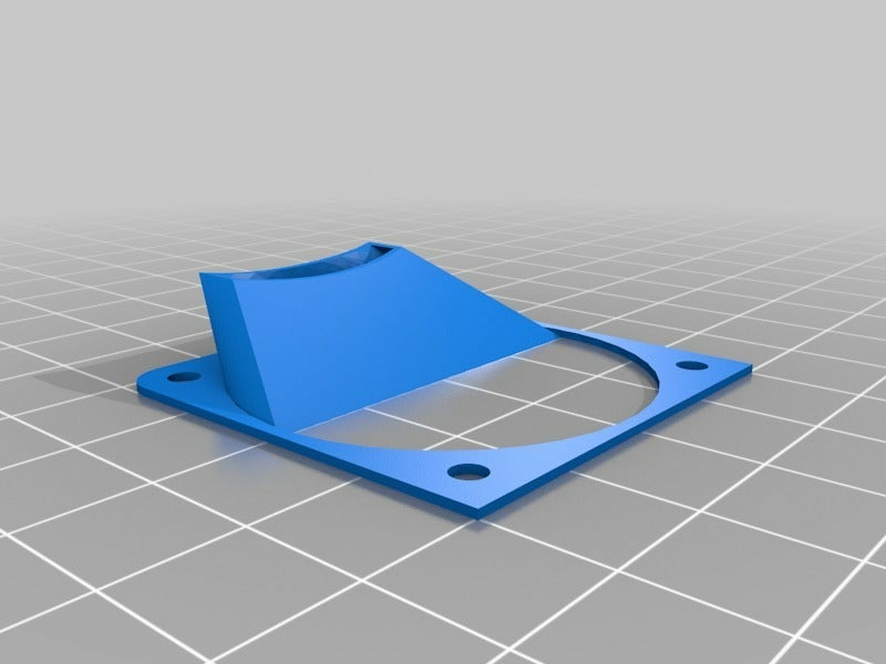 Free STL file E3D V5/V6 FAN DUCT FOR FLSUN DELTA KOSSEL 🔧 ・3D printable ...