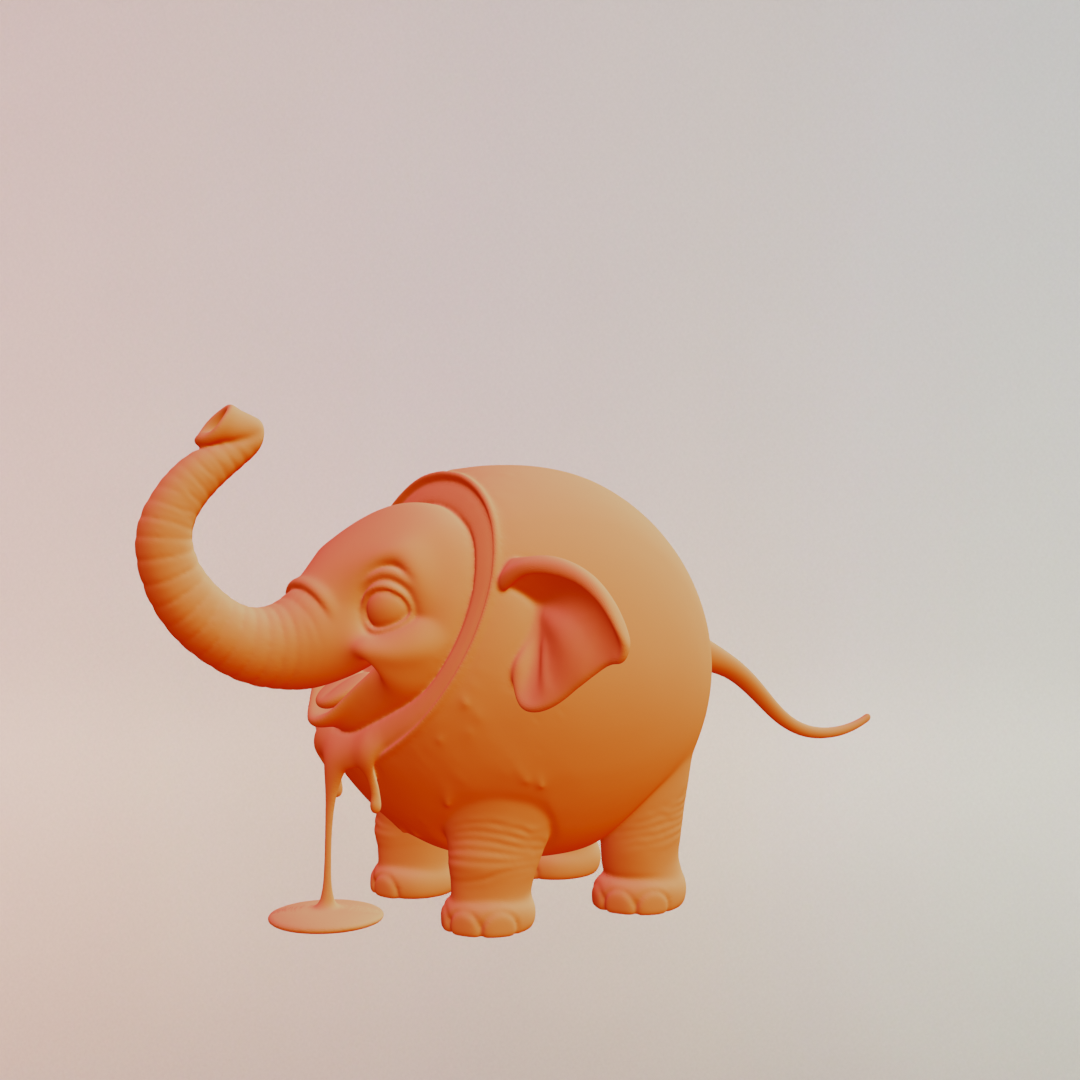 🤌 Cocofanto Elefanto Italian brainrot・ 3D File for 3D printing・Cults