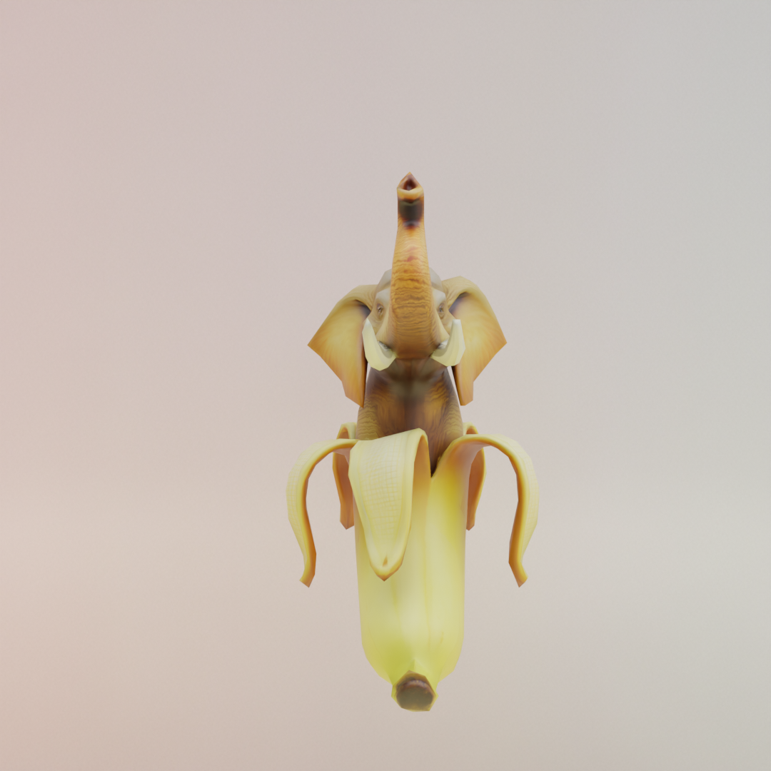 🤌 Elephantuchi Bananuchi Italian brainrot・ 3D File for 3D printing・Cults