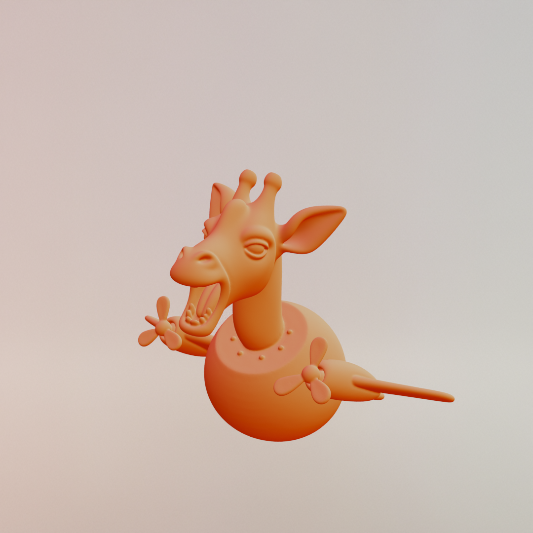 🤌 Giraffa Meloniera Italian brainrot・ 3D File for 3D printing・Cults