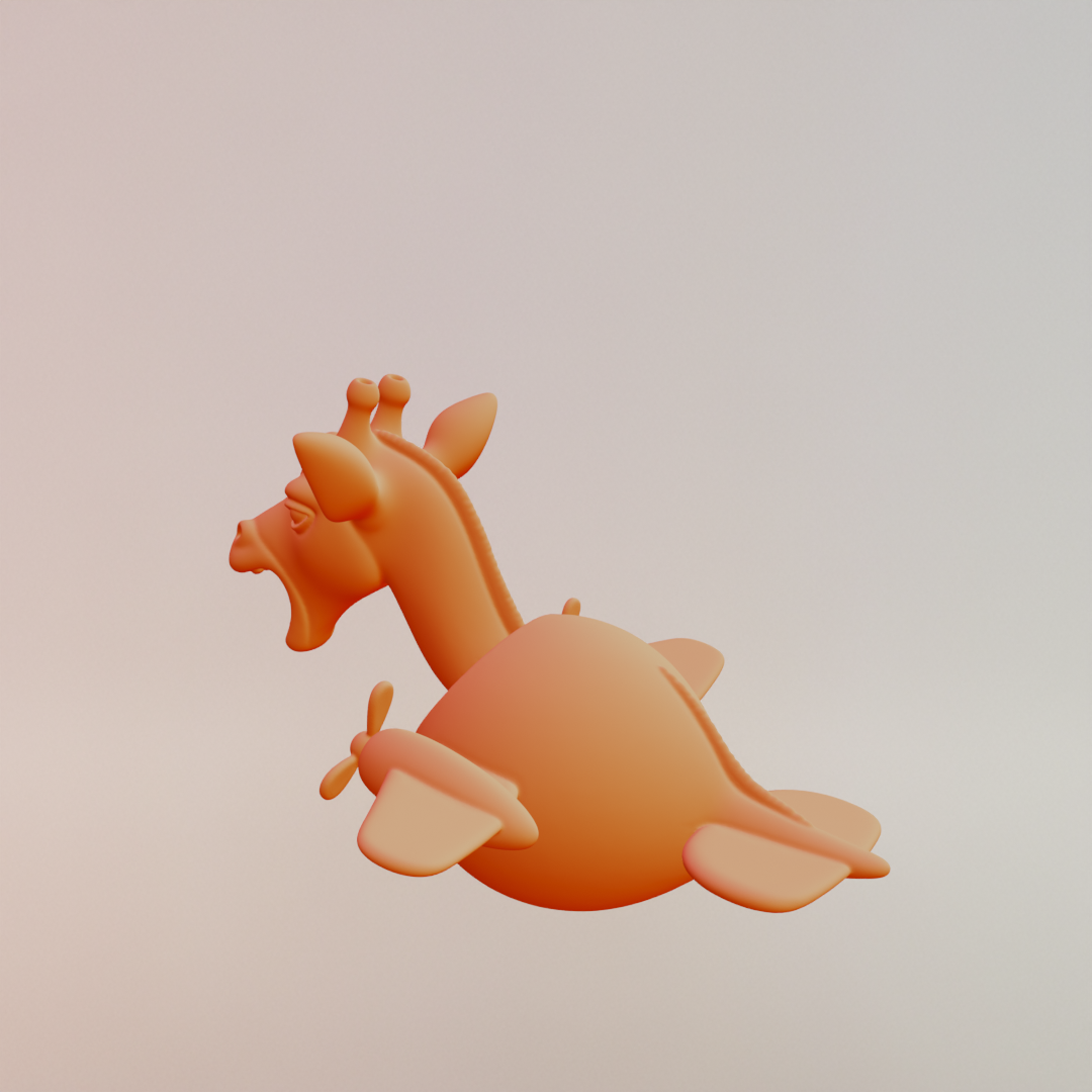 🤌 Giraffa Meloniera Italian brainrot・ 3D File for 3D printing・Cults