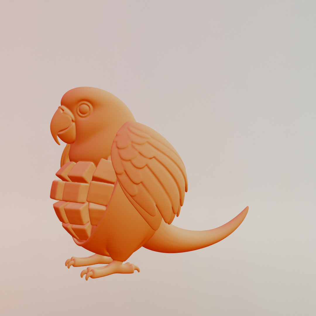 🤌 Mangolini Parrocini Italian brainrot・ 3D File for 3D printing・Cults