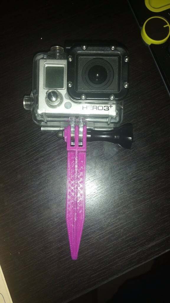 3D print GoPro Ground Spike・Cults