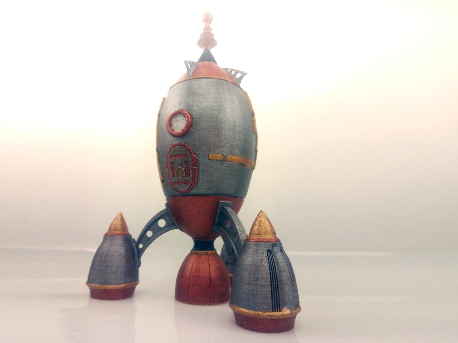 3D file The Steam Rocket 😤 ・Model to download and 3D print・Cults