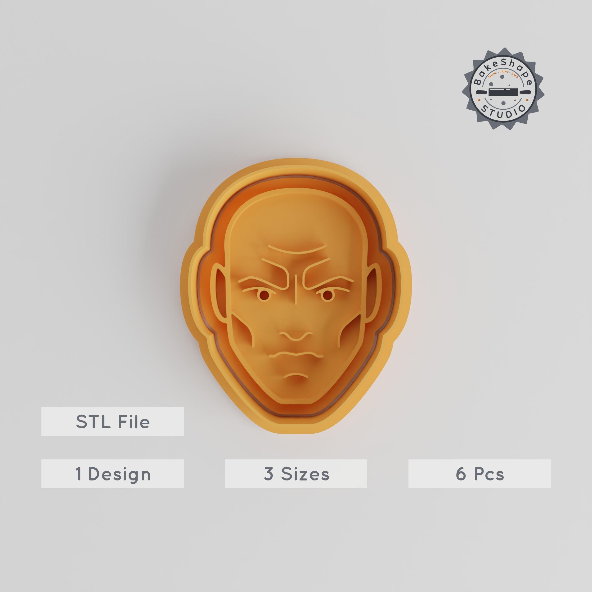 🍪 Professor Shape Cookie Cutter & Stamp Set, 3 Sizes, Ideal for Fondant ...