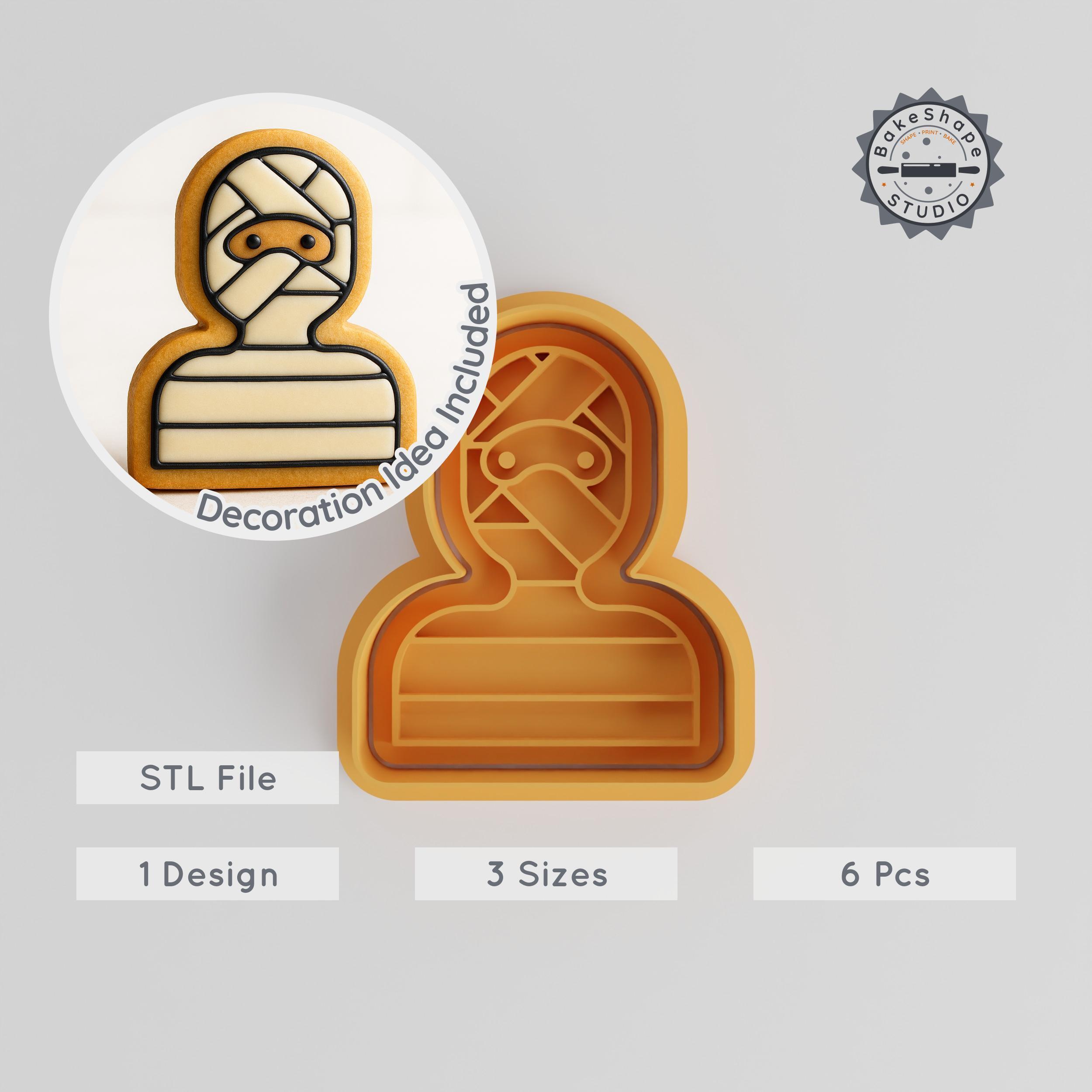 🏴‍☠️ Bandit Shape Cutter & Stamp Set, Perfect for Cookies & Fondant ...