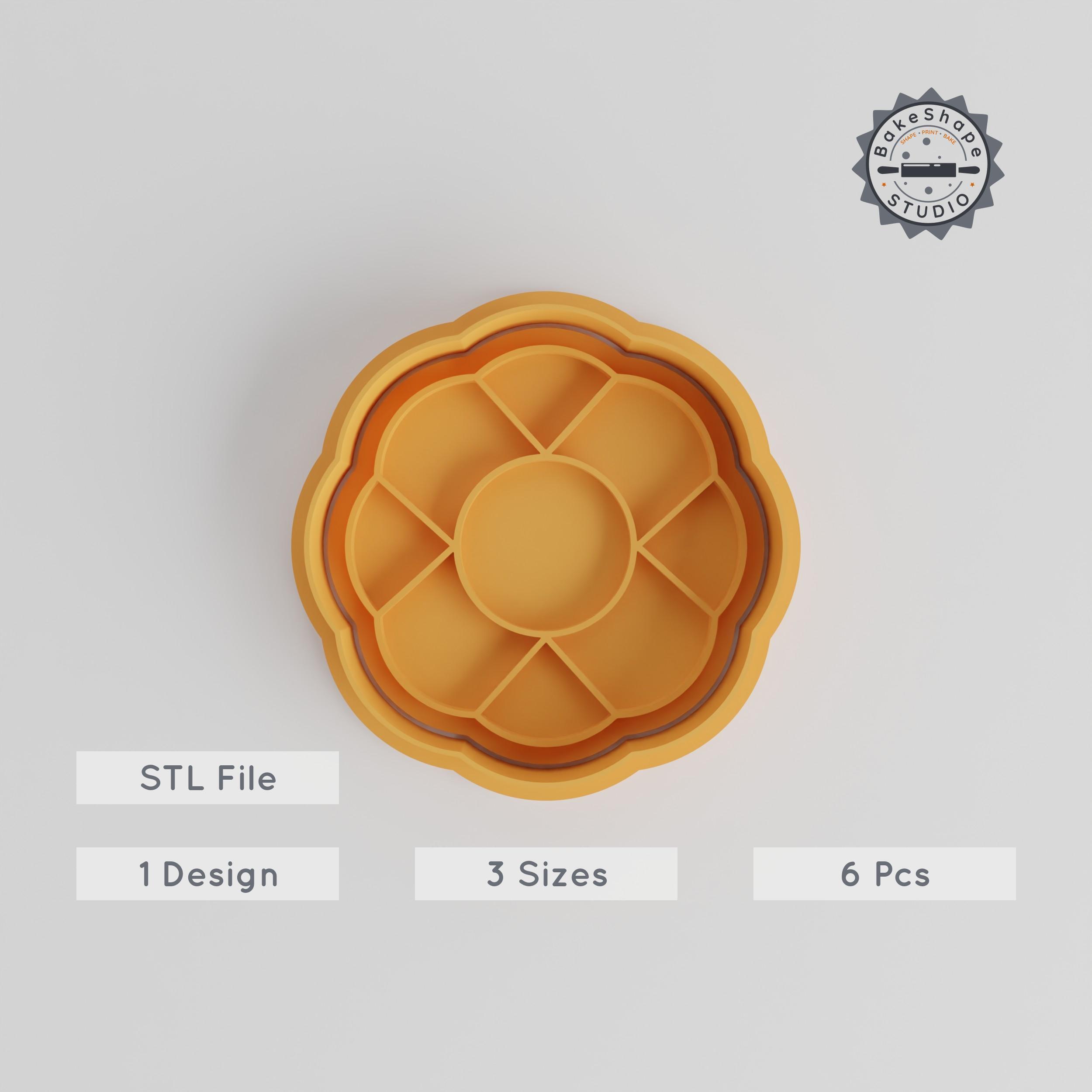 🍽️ Mandala Cutter & Stamp Set, Geometric & Decorative Patterns, 6 Piece ...