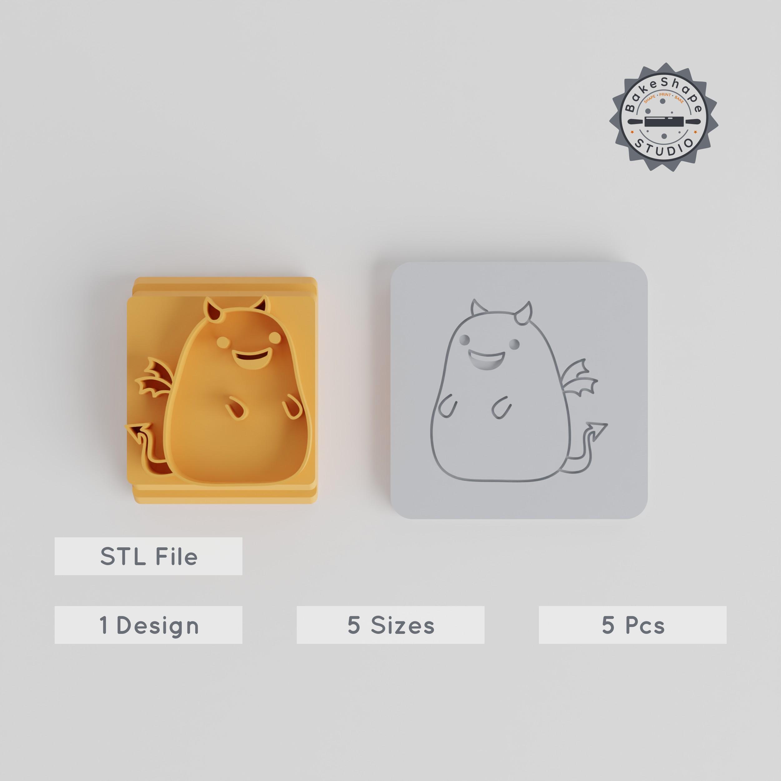 🍽️ Smile Stamp Tile Set, 5 Motif Sizes, Perfect for Clay, Cookies ...