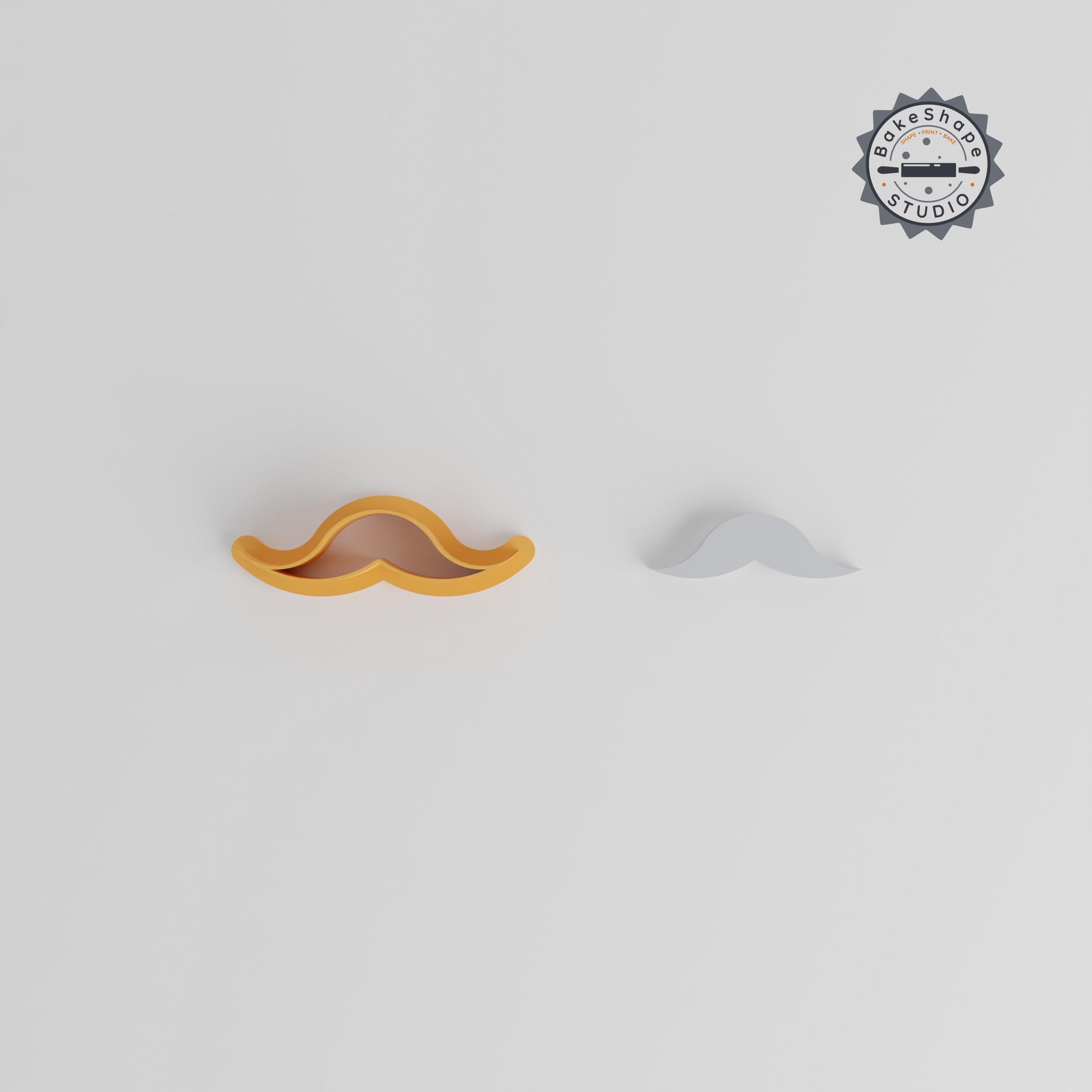 🍽️ Moustache Shape Cutter Collection, 18 Sizes, Perfect for Cookies ...