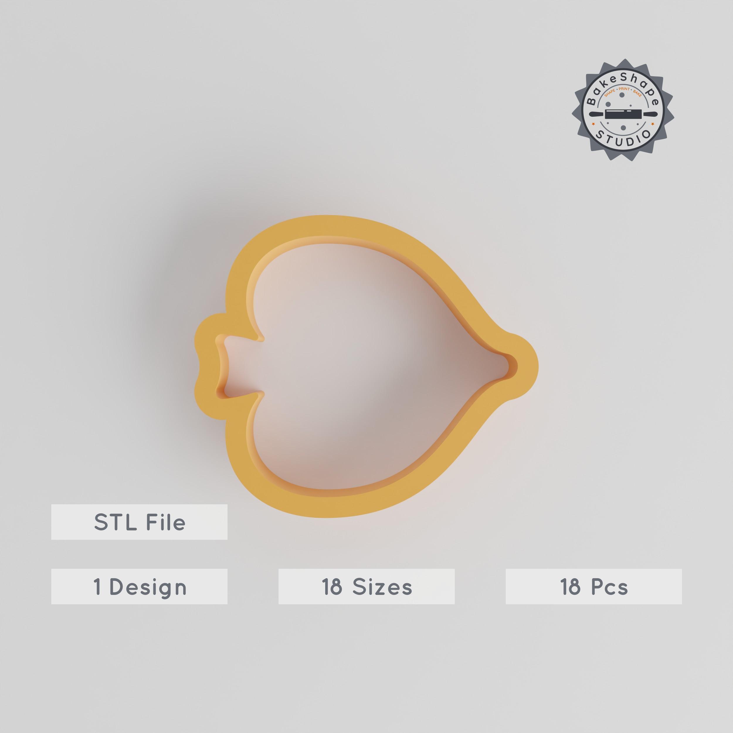 🍹 Tropical Fish Shape Cutter Set, 18 Sizes, Perfect for Cookies ...