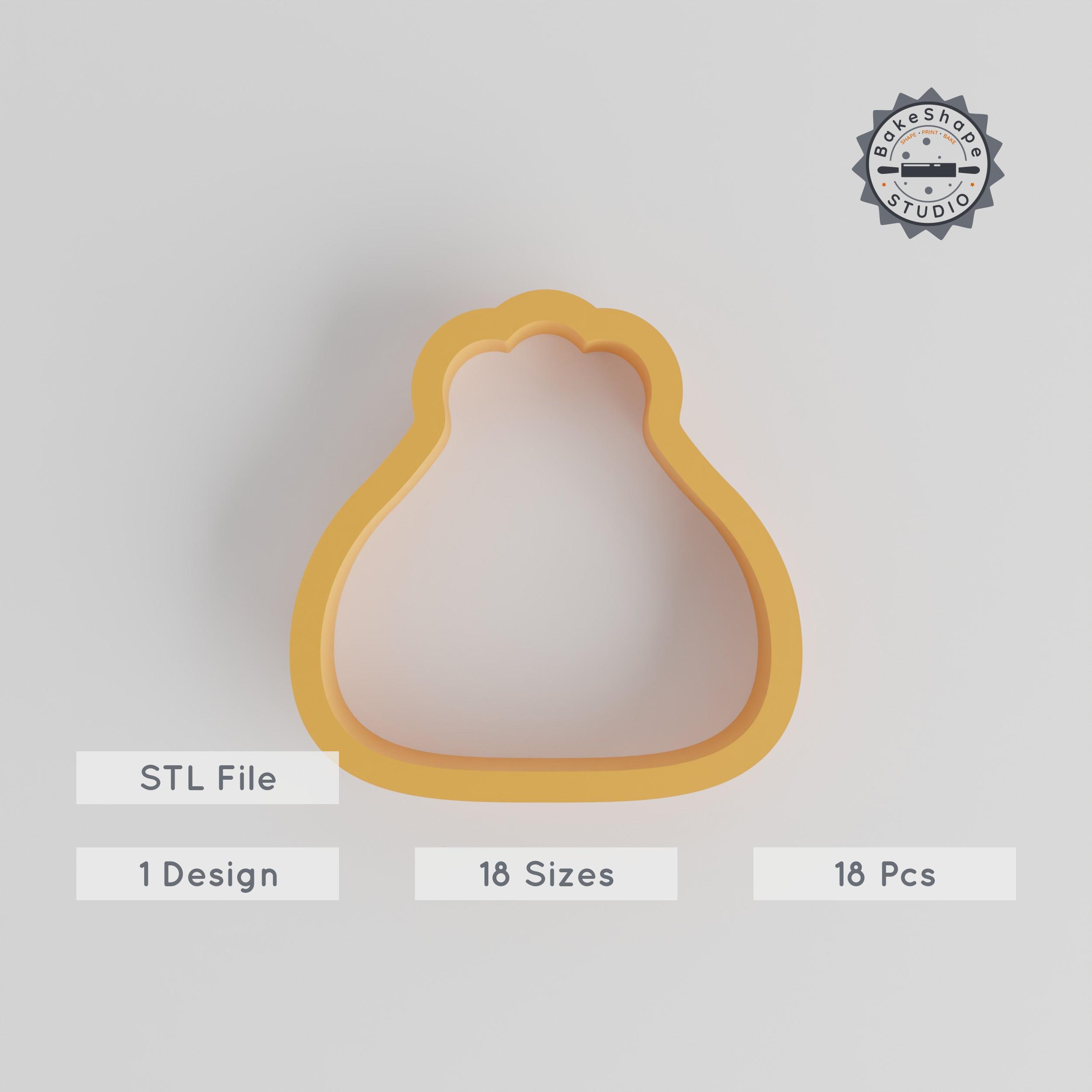 🥟 Dumpling Shape Cutter Set, 18 Sizes from 0.75"-5", Perfect for ...