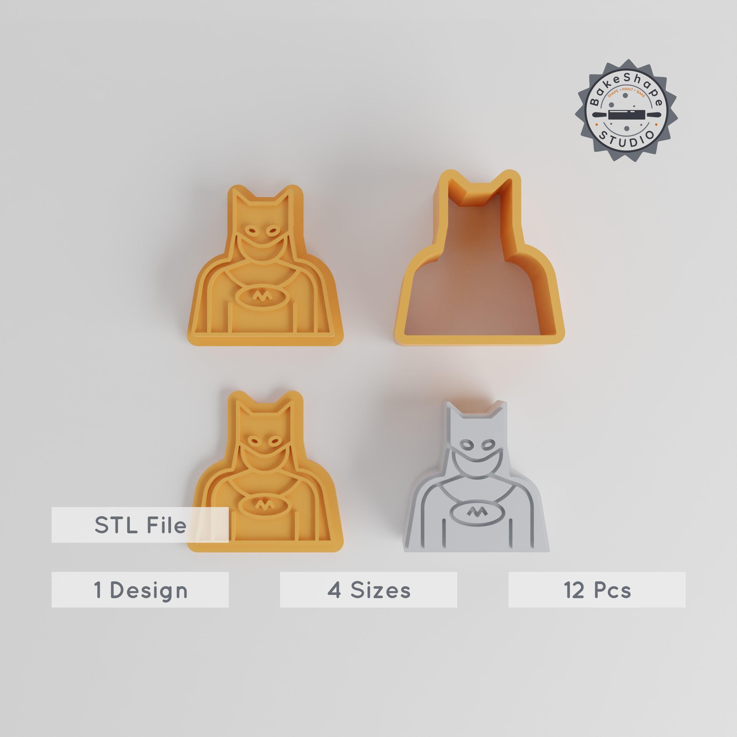 🦇 Bat Hero Bath Bomb Mold Set, 4 Sizes, 12 Pieces, Character Avatar ...