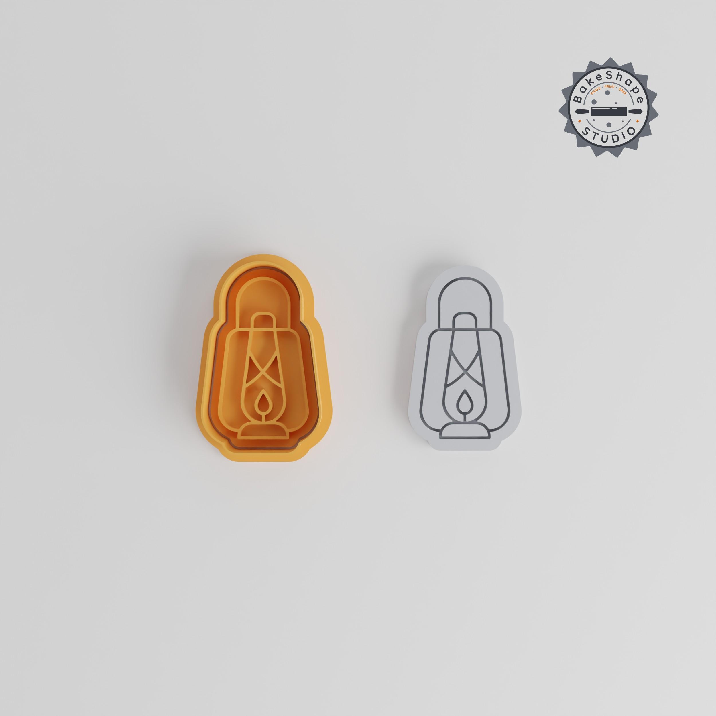 🏮 Decorative Lantern Cookie Cutter Set, Easter Lamp Shape & Stamp, 6 ...