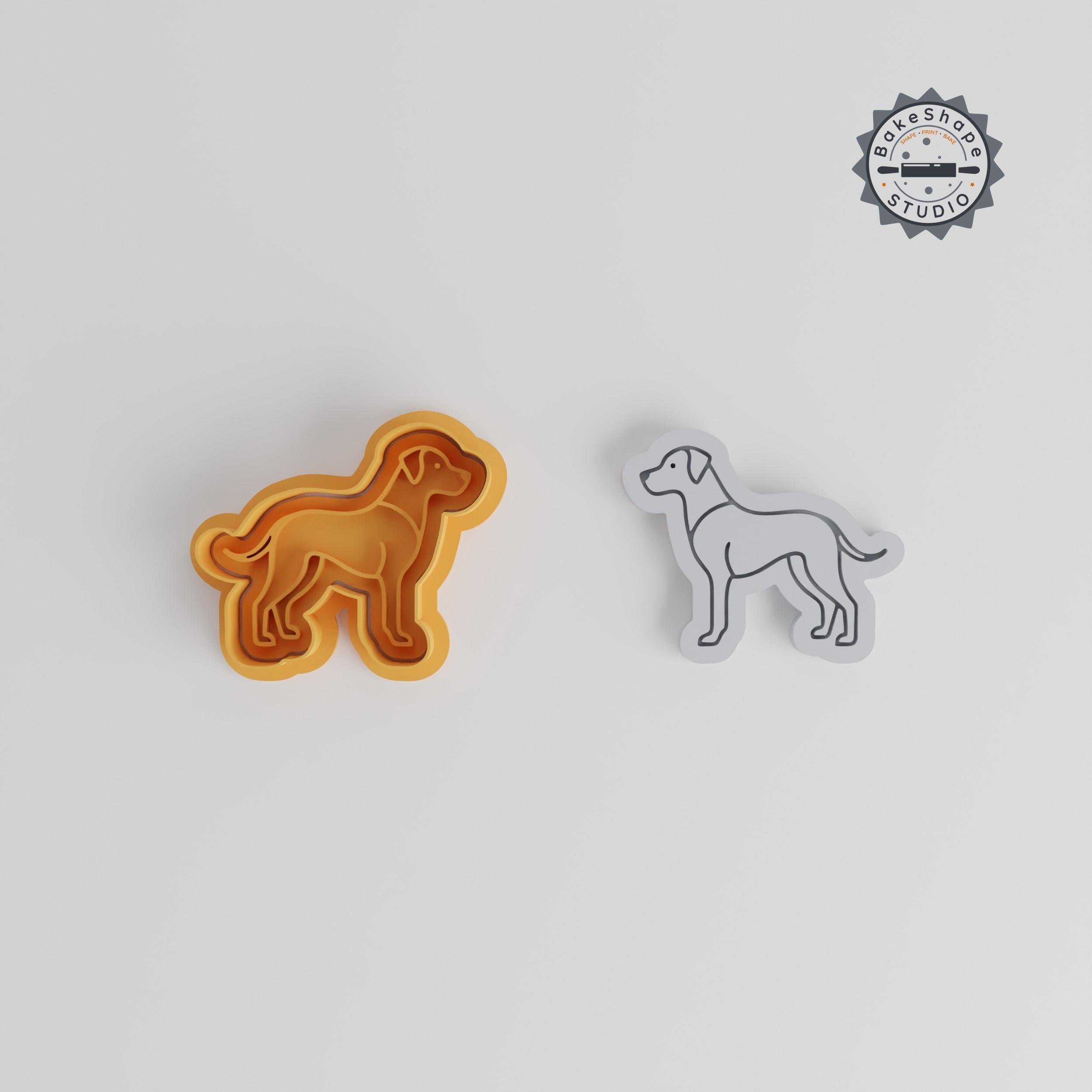 🍪 Rhodesian Ridgeback Cookie Cutter & Stamp Set, 6 Pieces, Dog Breed ...