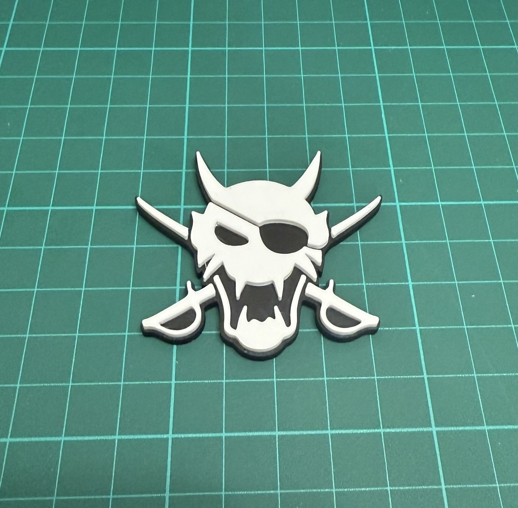 🏴‍☠️ Goro Pirates Crest・Free 3D File for ・Cults