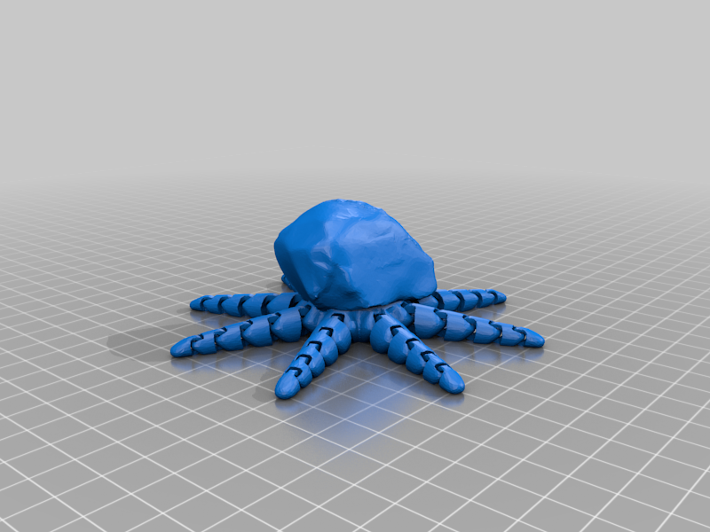 🐙 The Real Rocktopus・Free 3D File for ・Cults
