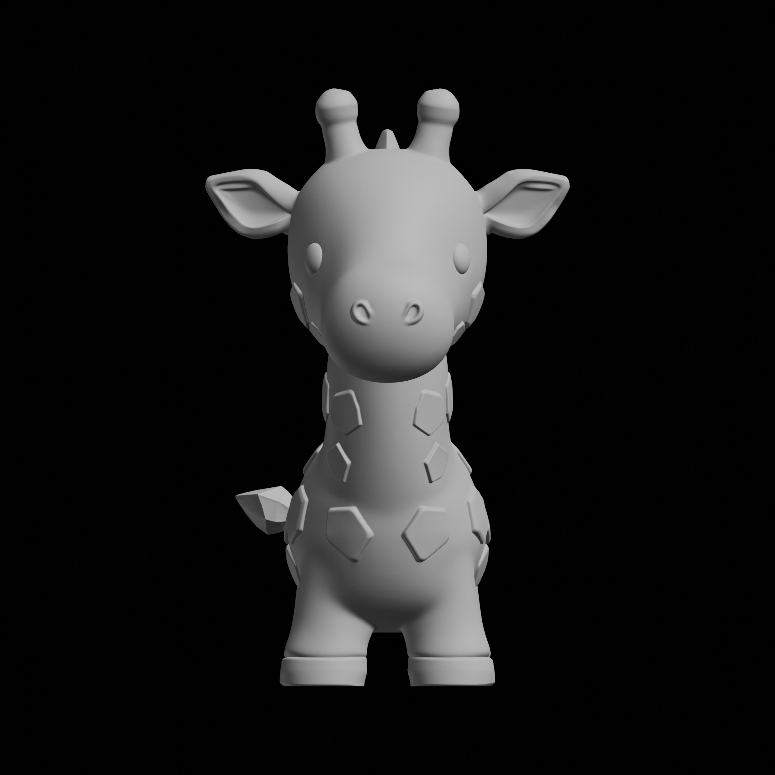 🦒 Lindo Jirafa 3D Imprimir Modelo Figura Animal・Archivo 3D para ...