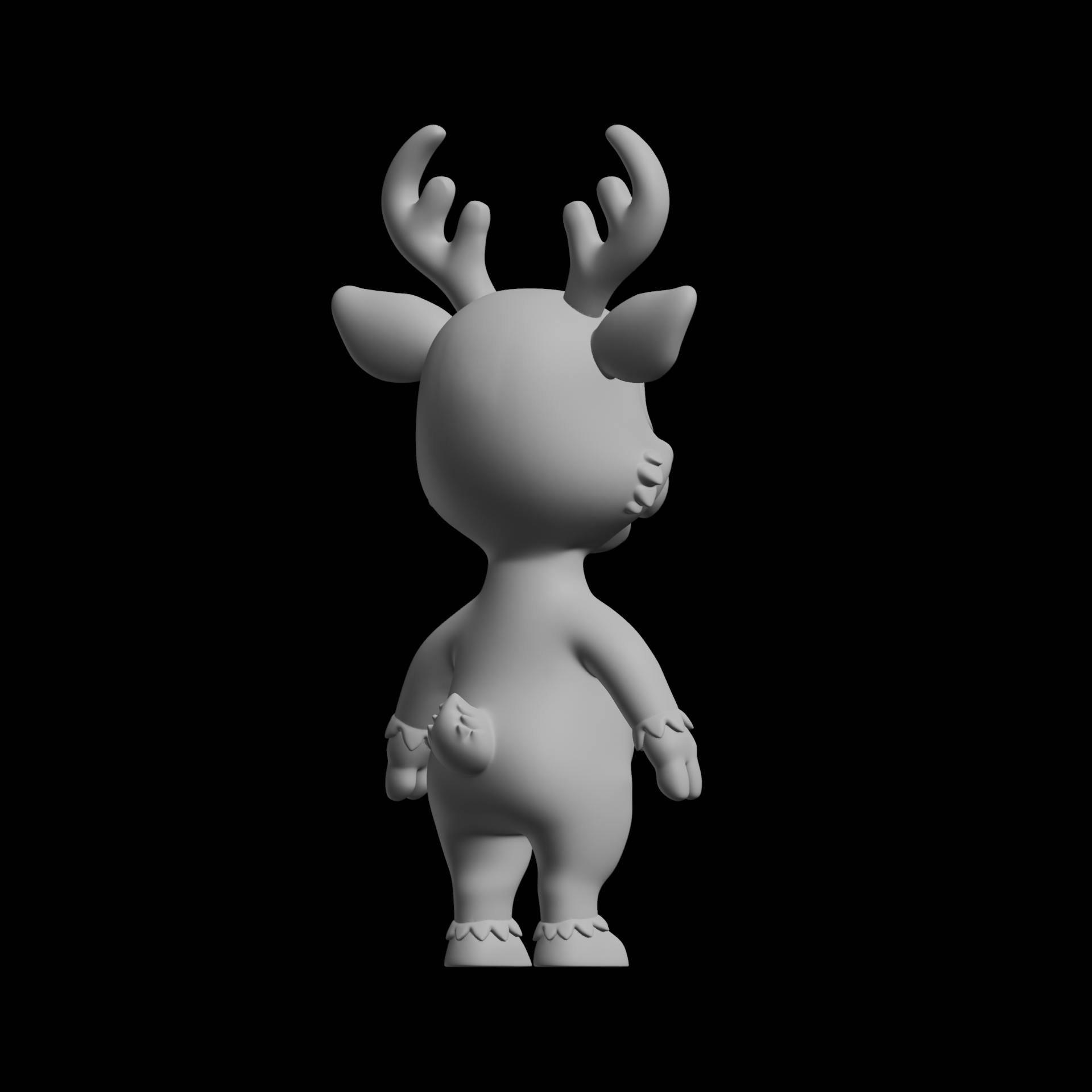 🎄 Buddy Reindeer Cartoon Character 3D Print Model・ 3D File for 3D ...