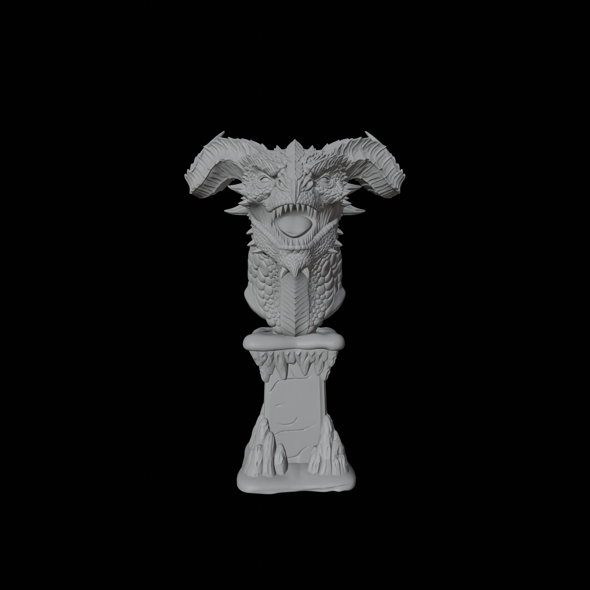 🐉 Dragon Head 3D Model・ 3D File for 3D printing・Cults