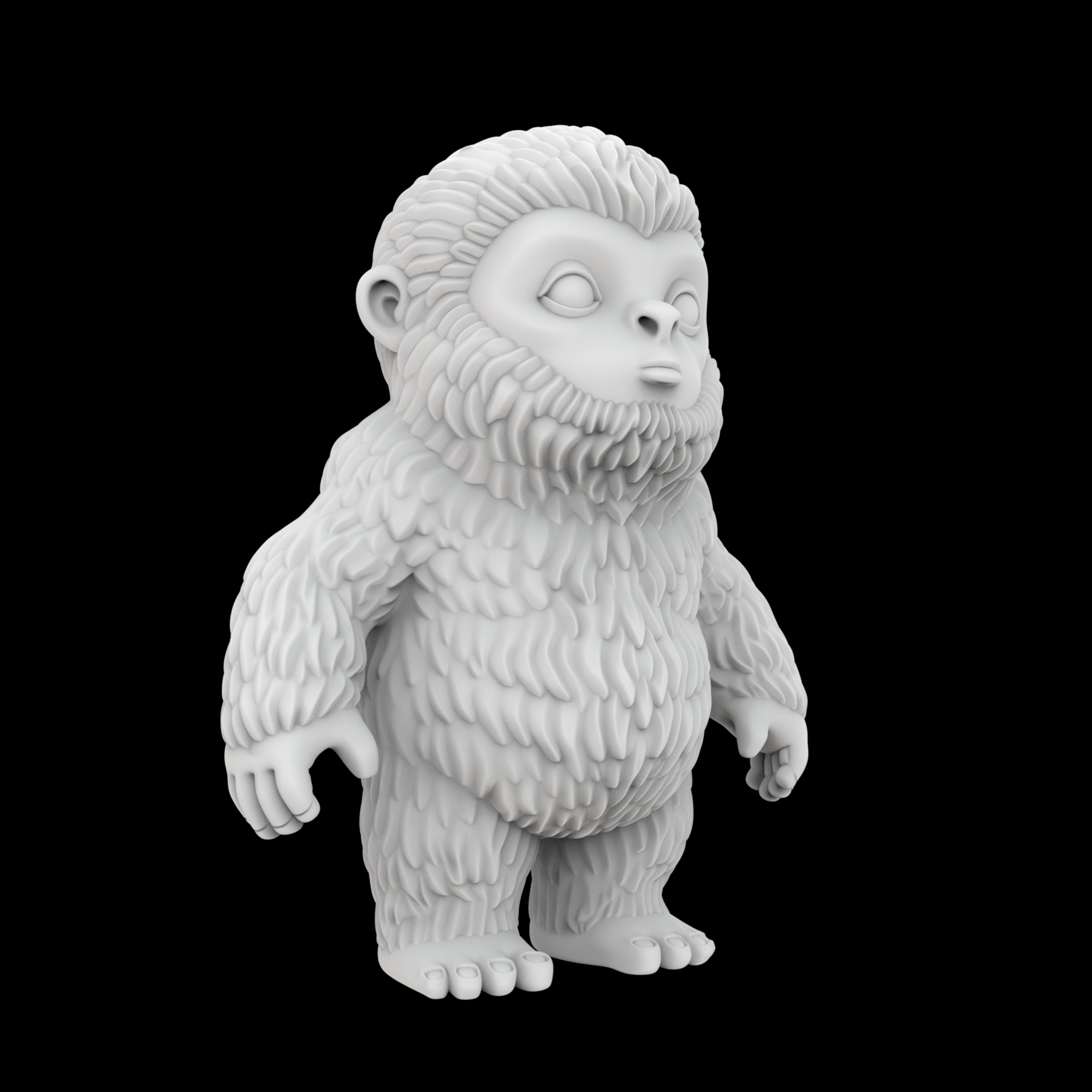 👶 Baby Yeti Statue・ 3D File for 3D printing・Cults