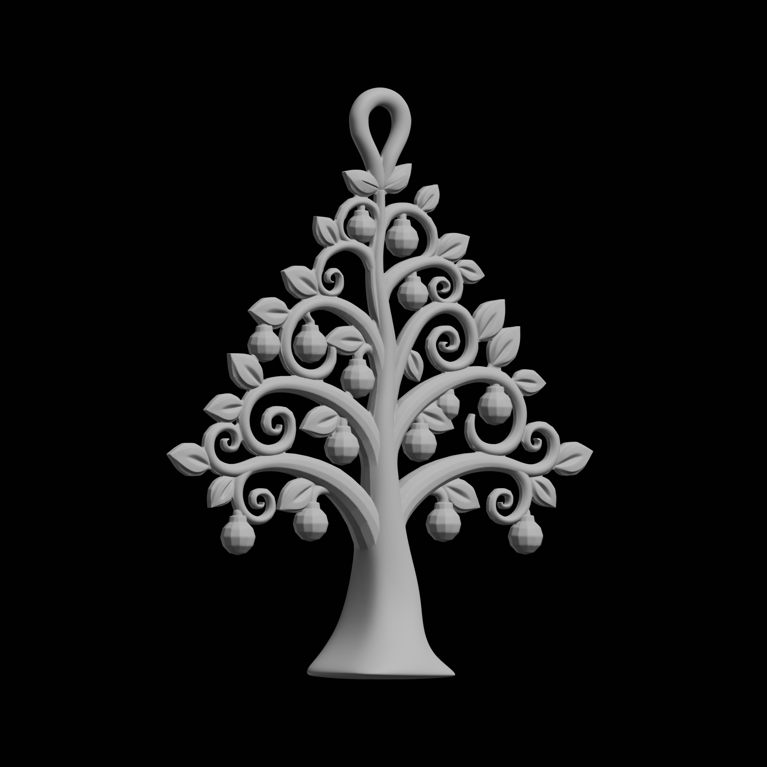 🌳 Stylized Tree Ornament 3D Print Model・ 3D File for 3D printing・Cults