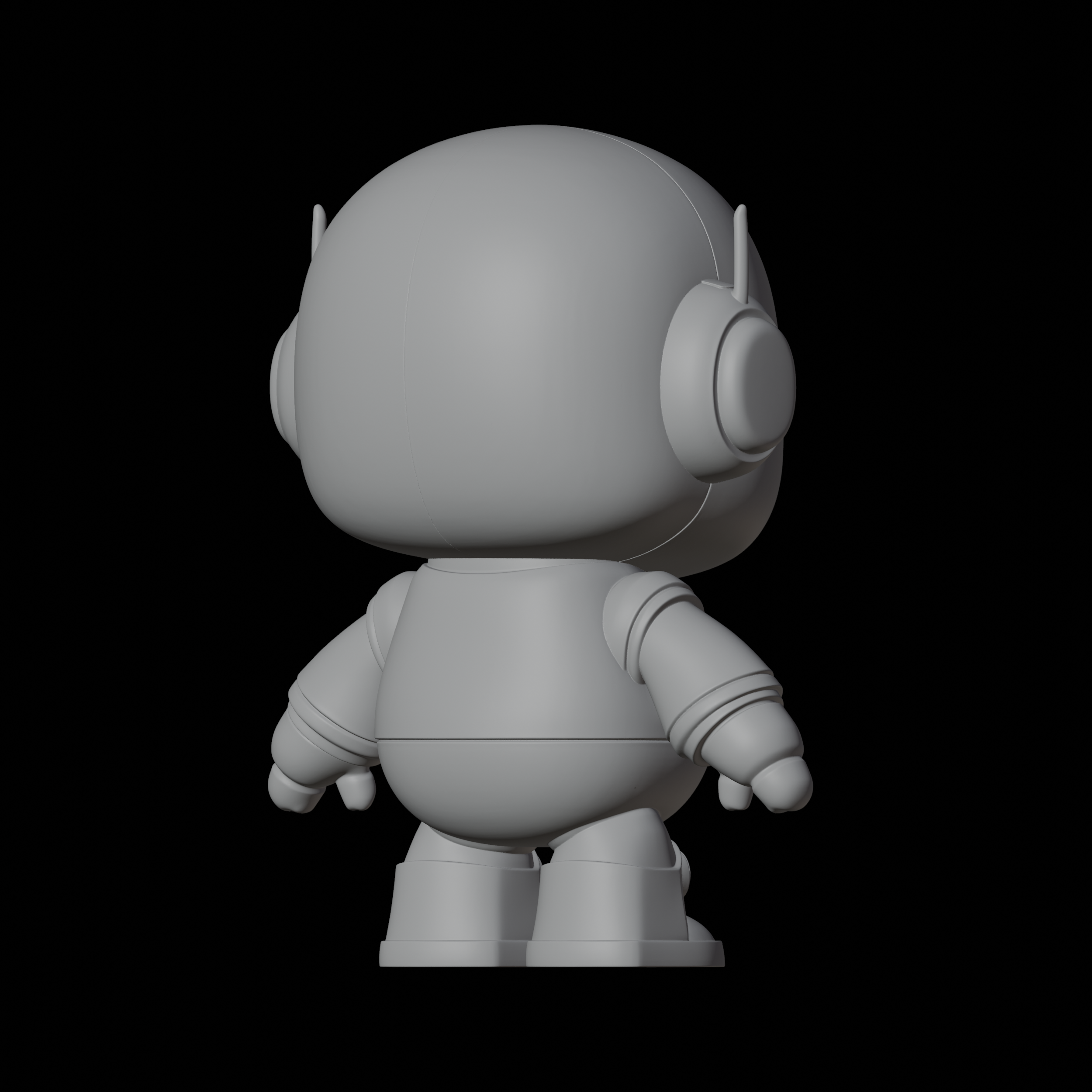 🤖 Figura de personagem de robô Chibi・Arquivo 3D para Impressão 3D・Cults