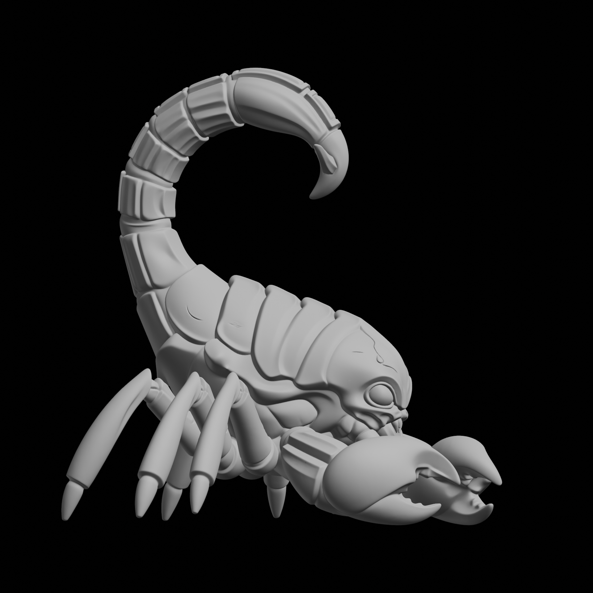 🦂 Fantasy Scorpion Creature 3D Print Model・Archivo 3D para Impresión 3D ...